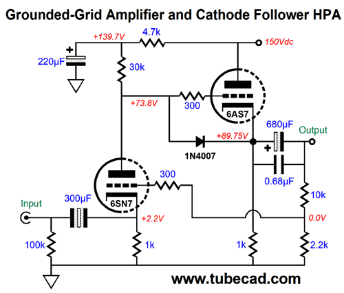 Cathode-Follower OTL and SIT FETs